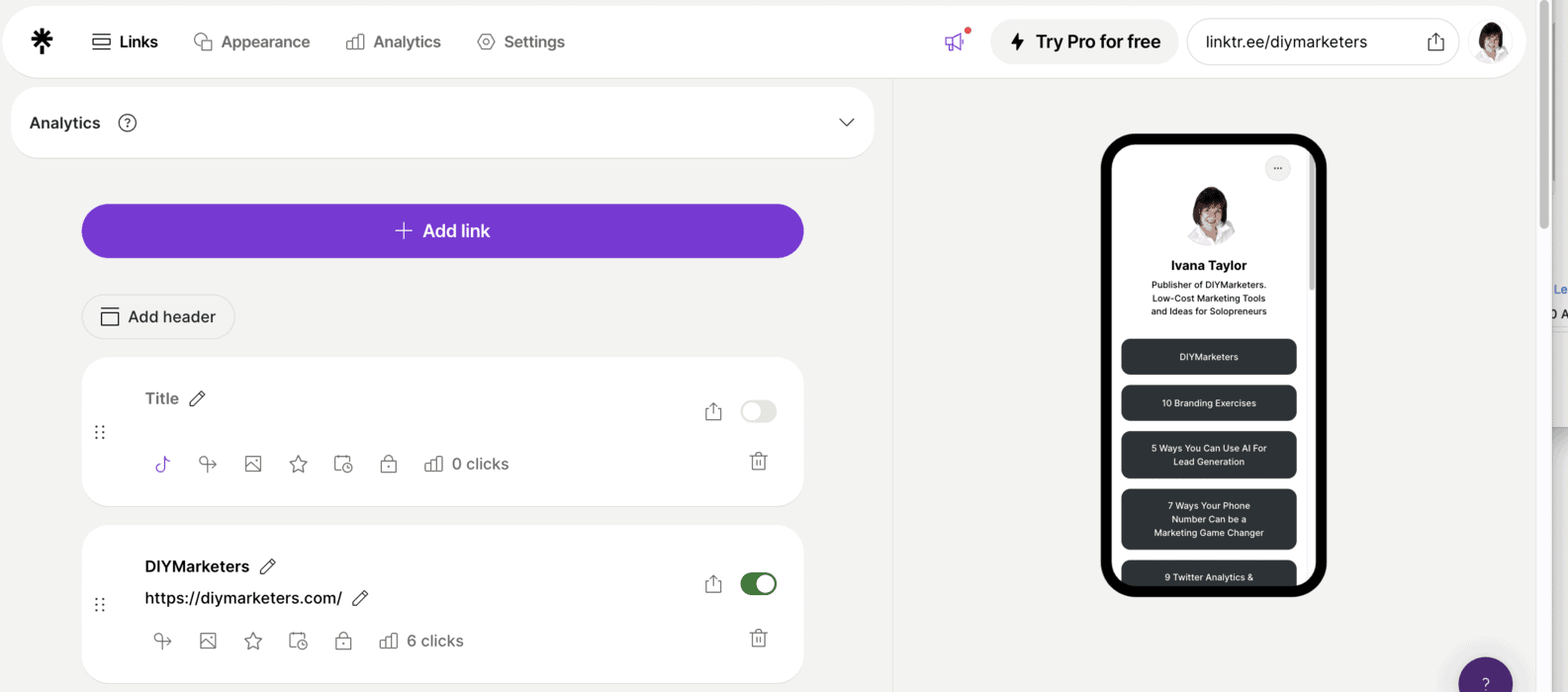 Link In Bio Tools Will Consolidate Your Links - But Which One Should You Choose? - DIYMarketers