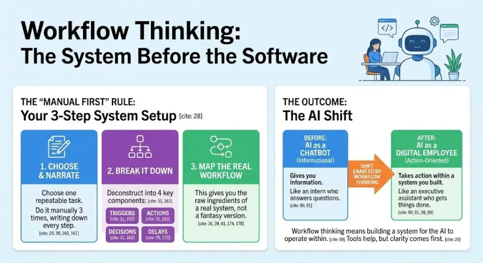 Workflow Thinking for Small Business: How to Map Tasks So AI (or ...